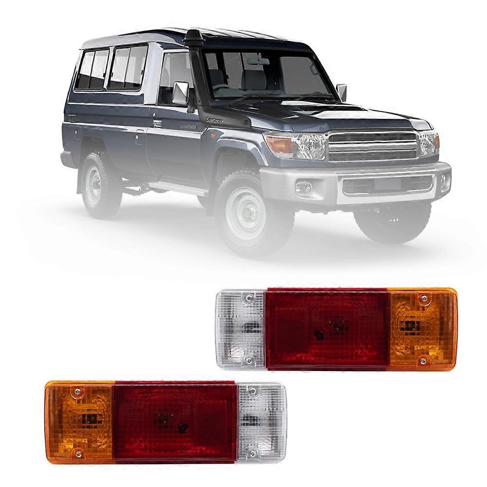 Left Right Rear Tail Light Driving Light for 70 75 78 79 Series Troopy ...