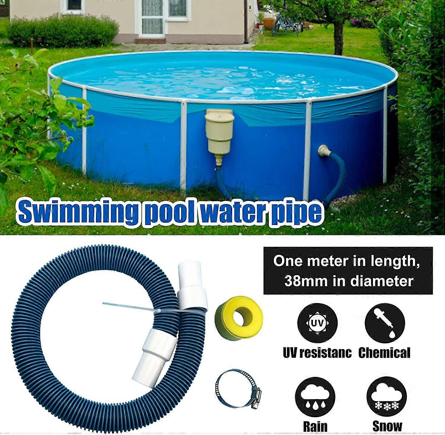 Swimming Pool Water Hose - Heavy Duty Inground Pool Suction Hose With ...