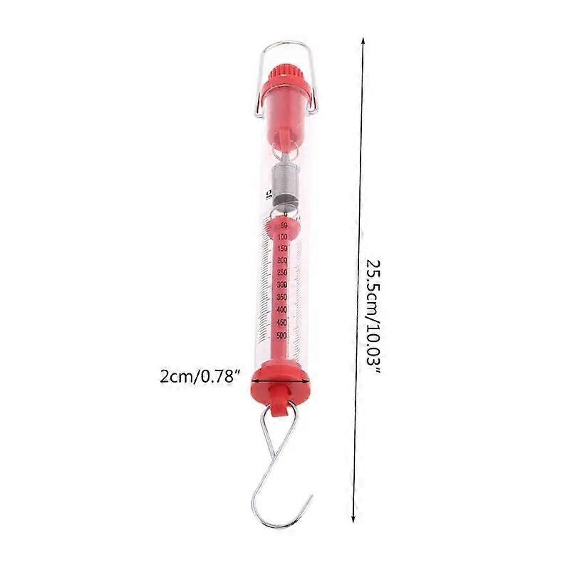 Newton Force Meter Spring Scale 5N 500g Dual Scale Labeled Balance ...