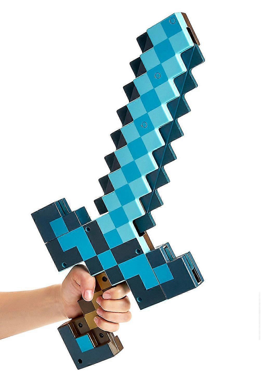 Mattel Minecraft Transforming Toy Sword/Pickaxe for Kids, Role Playing ...