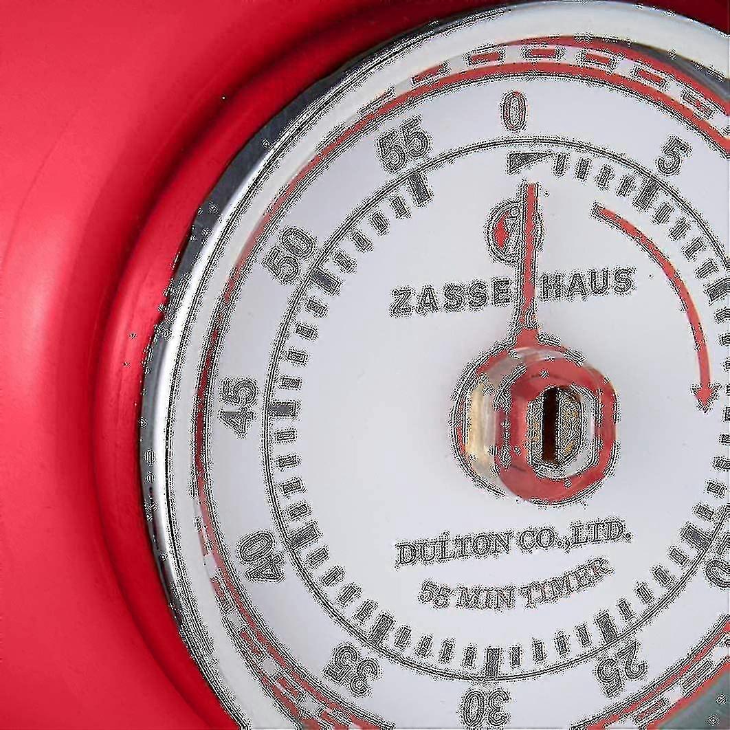 Magnetic Retro Kitchen Timer, Classic Mechanical Cooking Timer (red ...