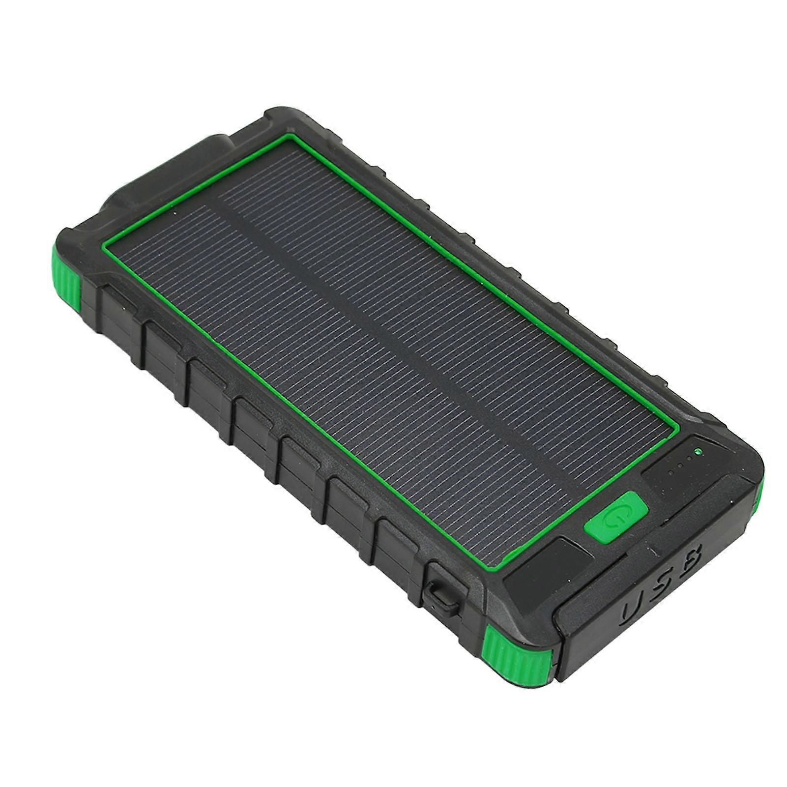 bærbar solcelle telefon oplader 20000mah sol powerbank med kompas og ...