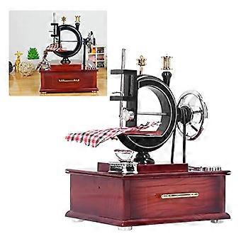 Sewing Machine Shaped Music Box, Vintage Mini Retro Style Sewing ...