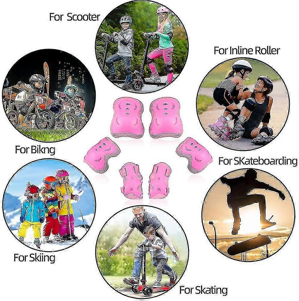 Protective Gear Set Knee Pads Elbow Pads Wrist Guards 3 In 1 Safety ...