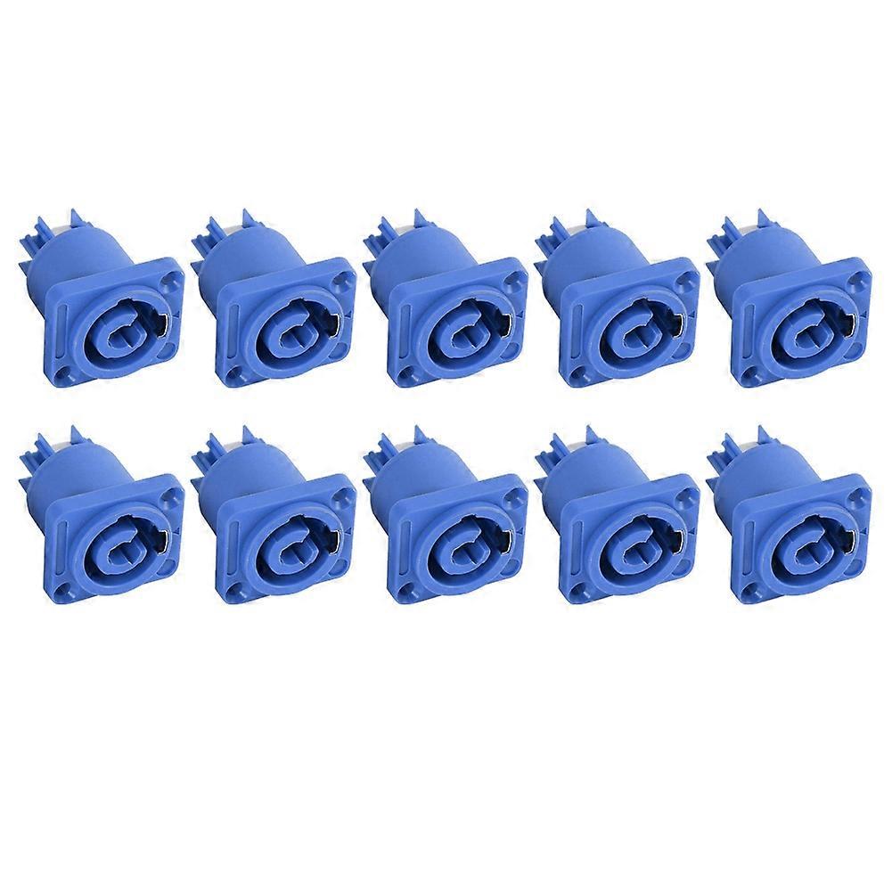 10PCS Powercon Connector 3 Pins 20A 250V Power Speaker Panel Socket ...