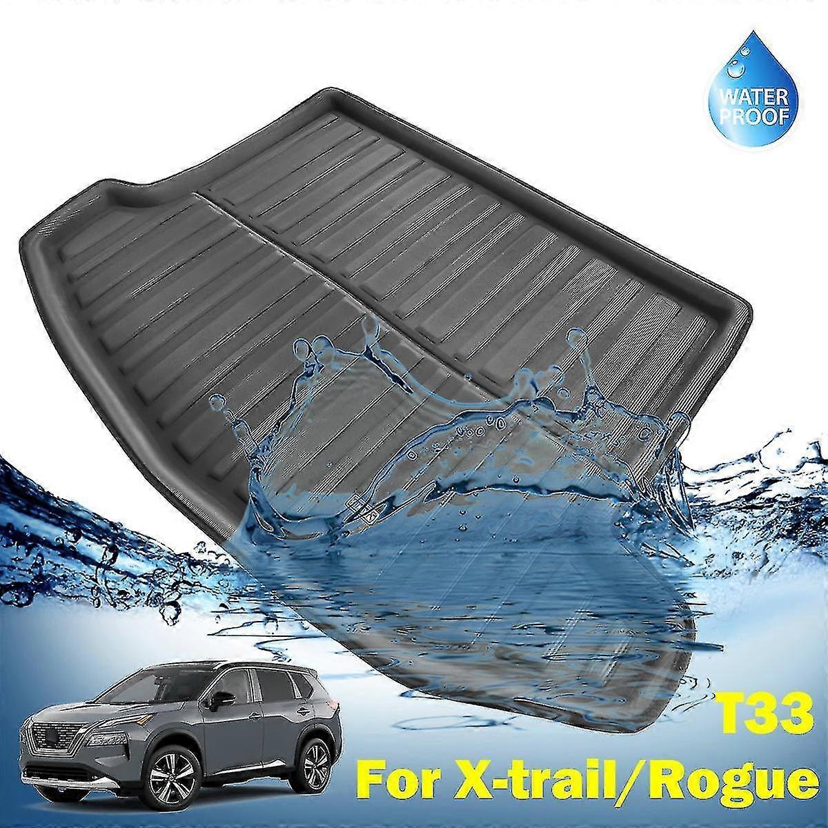 Tailored For Nissan X-trail Xtrail Rogue 2022 2024 T33 Car Boot Mat Liner Cargo Trunk Tray ...