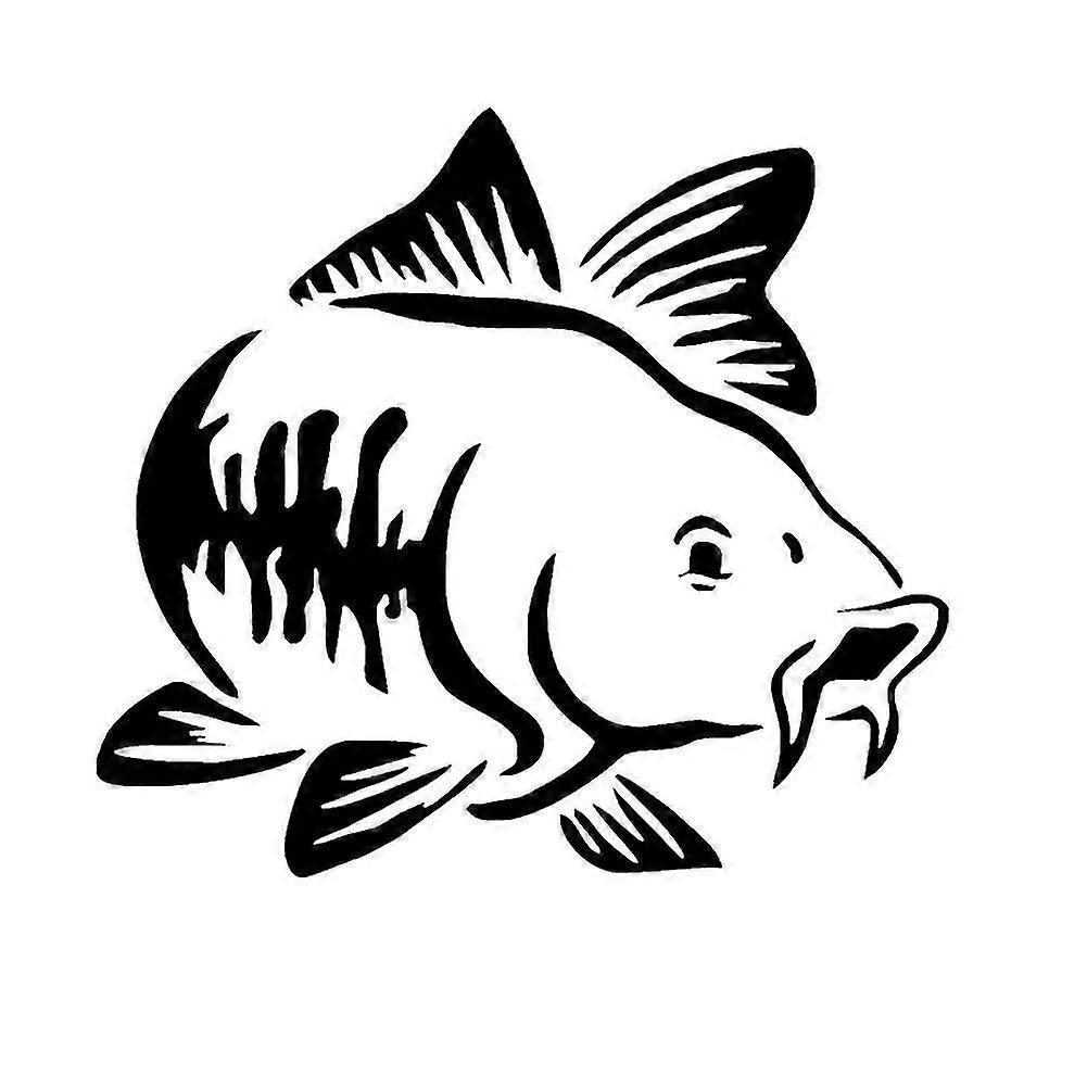 Carp Fish Reflective Car Truck Vehicle Body Window Decals Sticker ...
