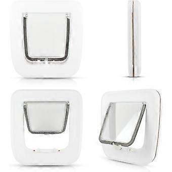 Smart Cat Flap 4 Position Locking Cat Flap Small Animal Cat Flap Easy ...