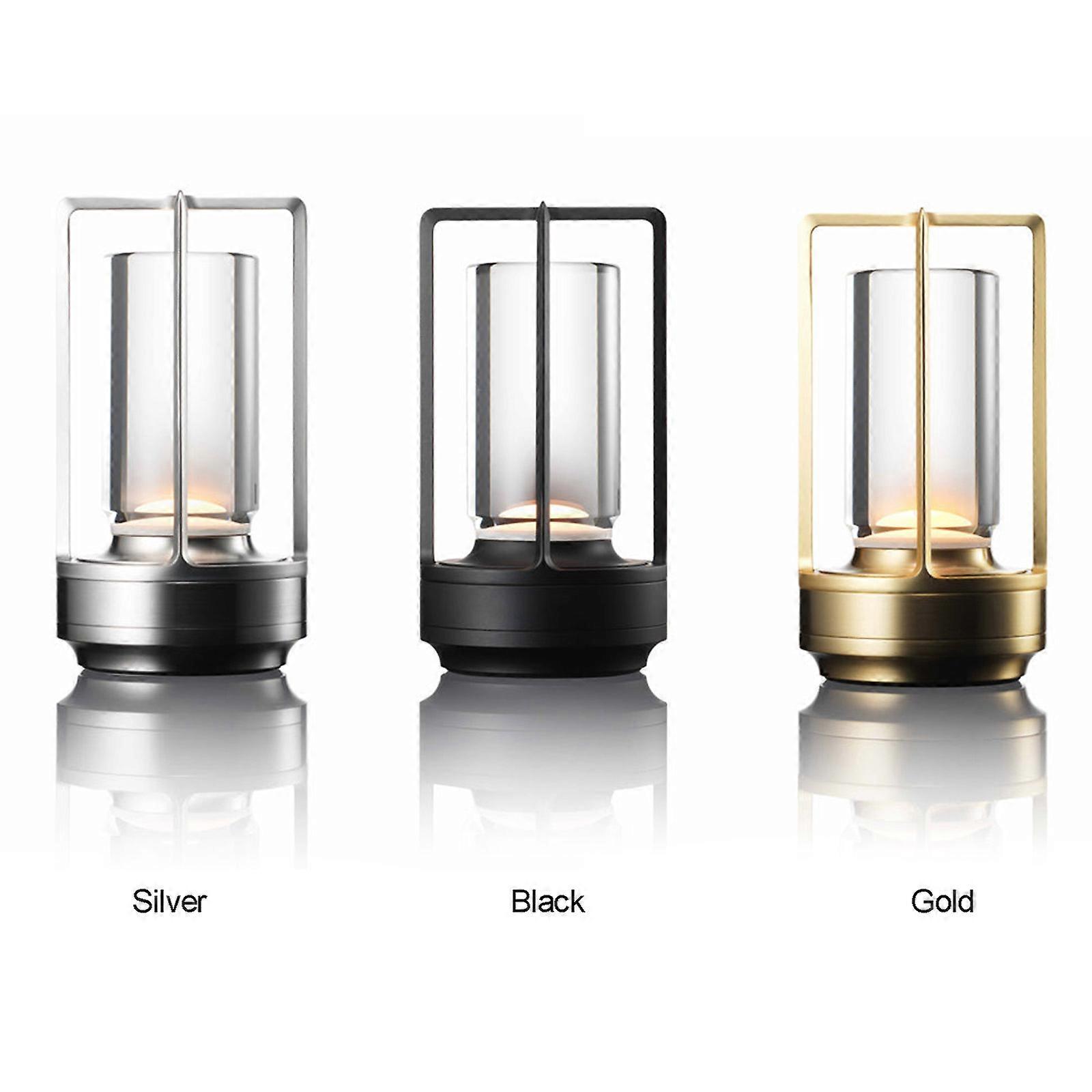 Cordless Table Lamps for Bedrooms Rechargeable Battery Operated Small ...