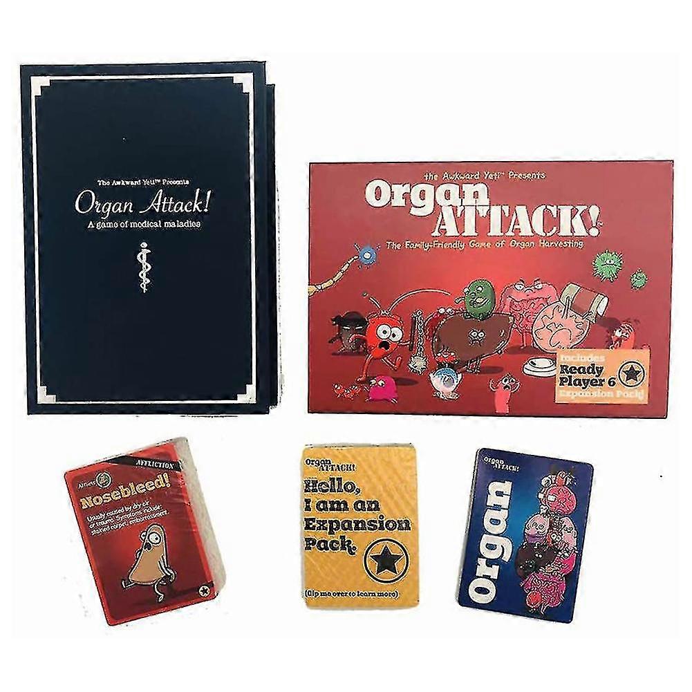 Organ Attack Funny Gathering Card Board Game Party Family Card Portable ...