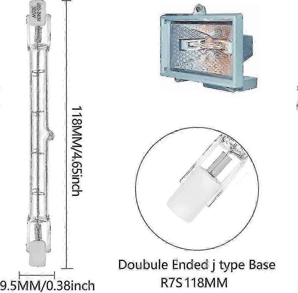 Eco Haloline Halogen Tube, R7s Base, T3 Halogen Tube Lamp, 230v ...