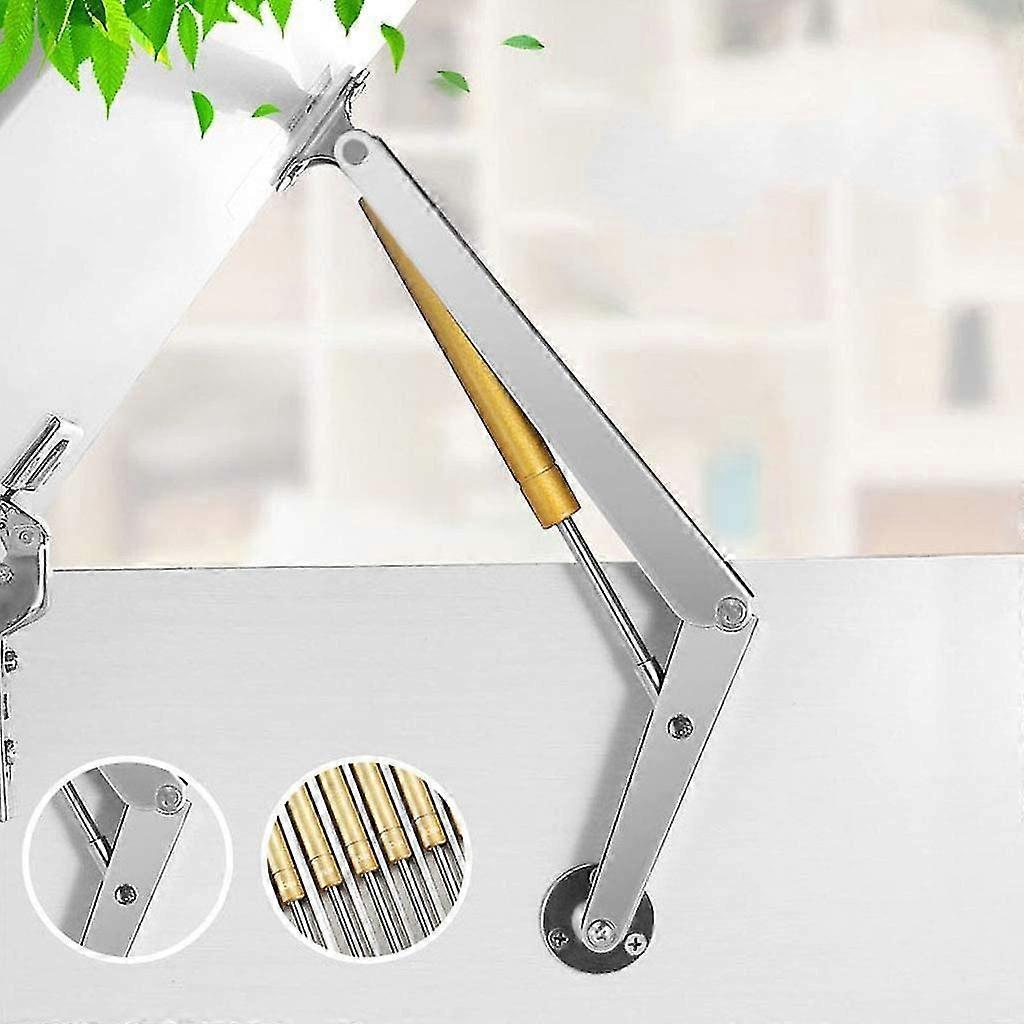 Gas Spring Hinge 200N/44lb Heavy Duty Lid Support, 2 Pack Pneumatic ...