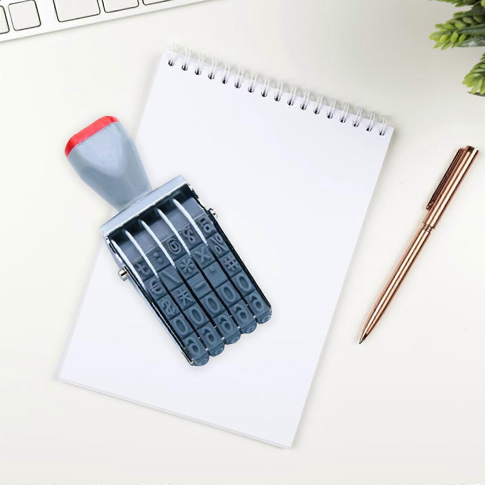 Multifunctional Number Stamp Business Stamp Office Stamp 0-9 Adjustable ...