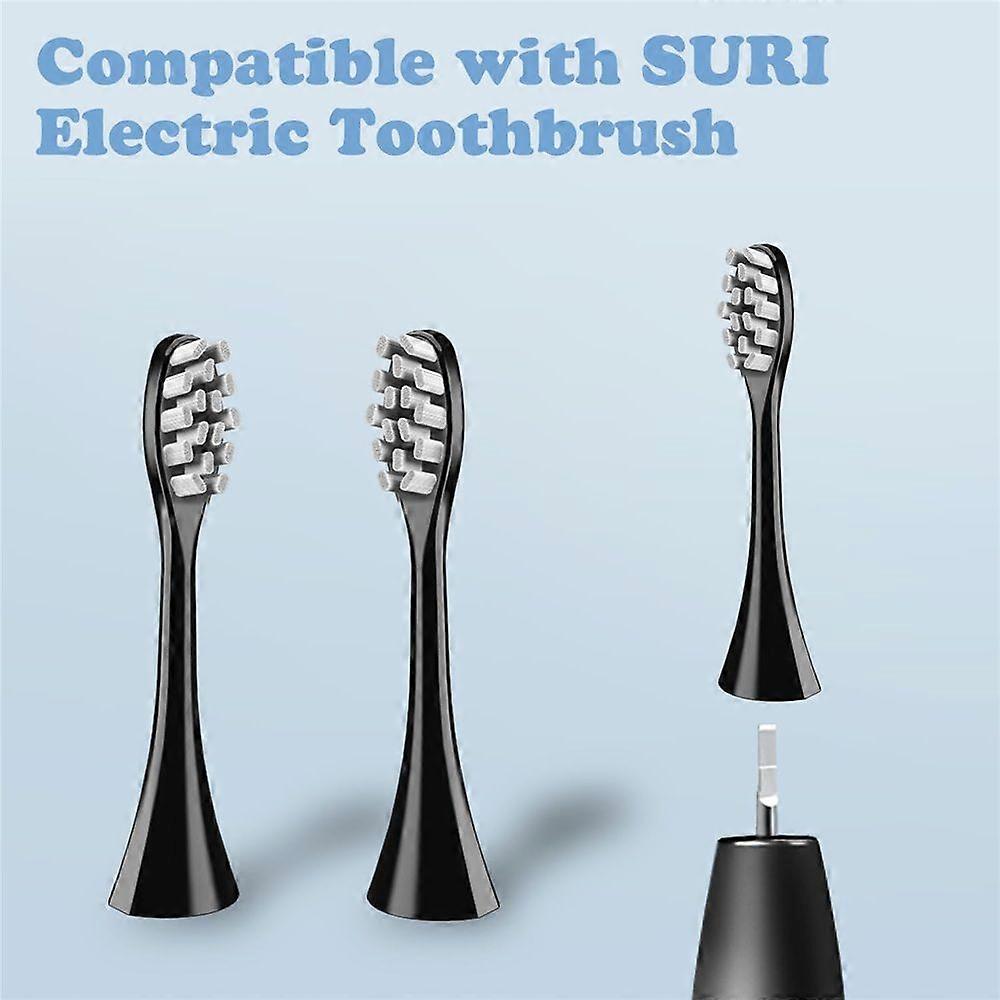 6 Pack Replacement Brush Heads Compatible with Suri Electric Toothbrush ...