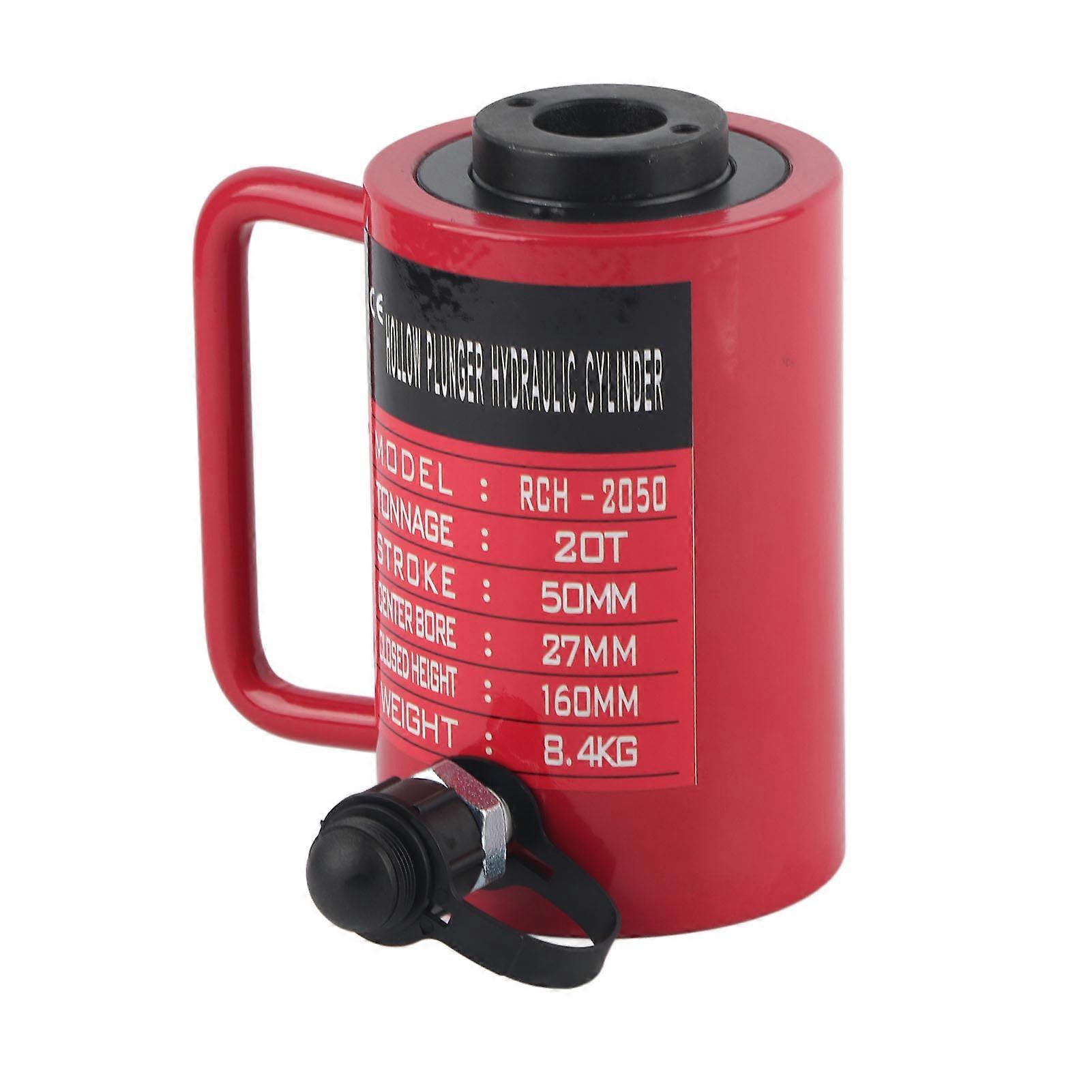 Hydraulic Lifting Cylinder Separate Ultra Thin 20 Tons Hollow Hole ...