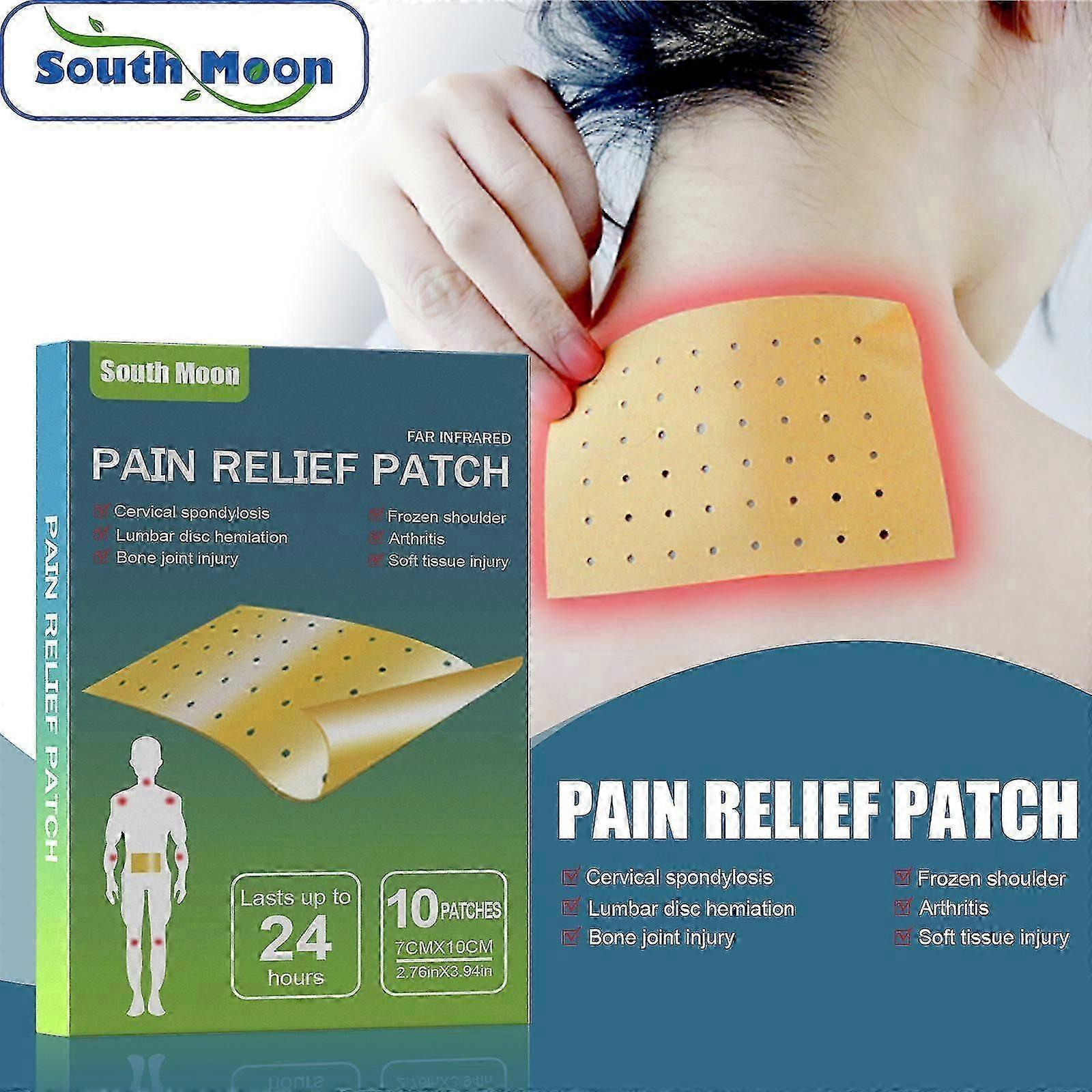 4 Box Body Pain Relief Patches Elastic Fabric Safe Herbal Ingredient ...