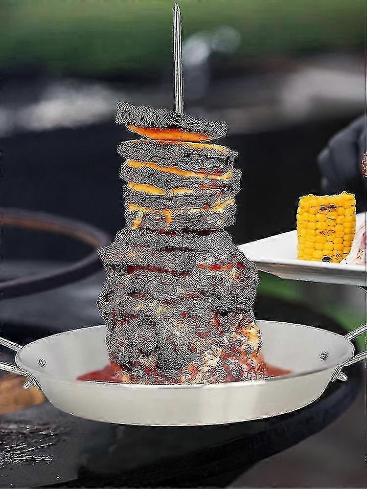 Vertical grill accessory for gyros with 3 spikes | Fruugo UK