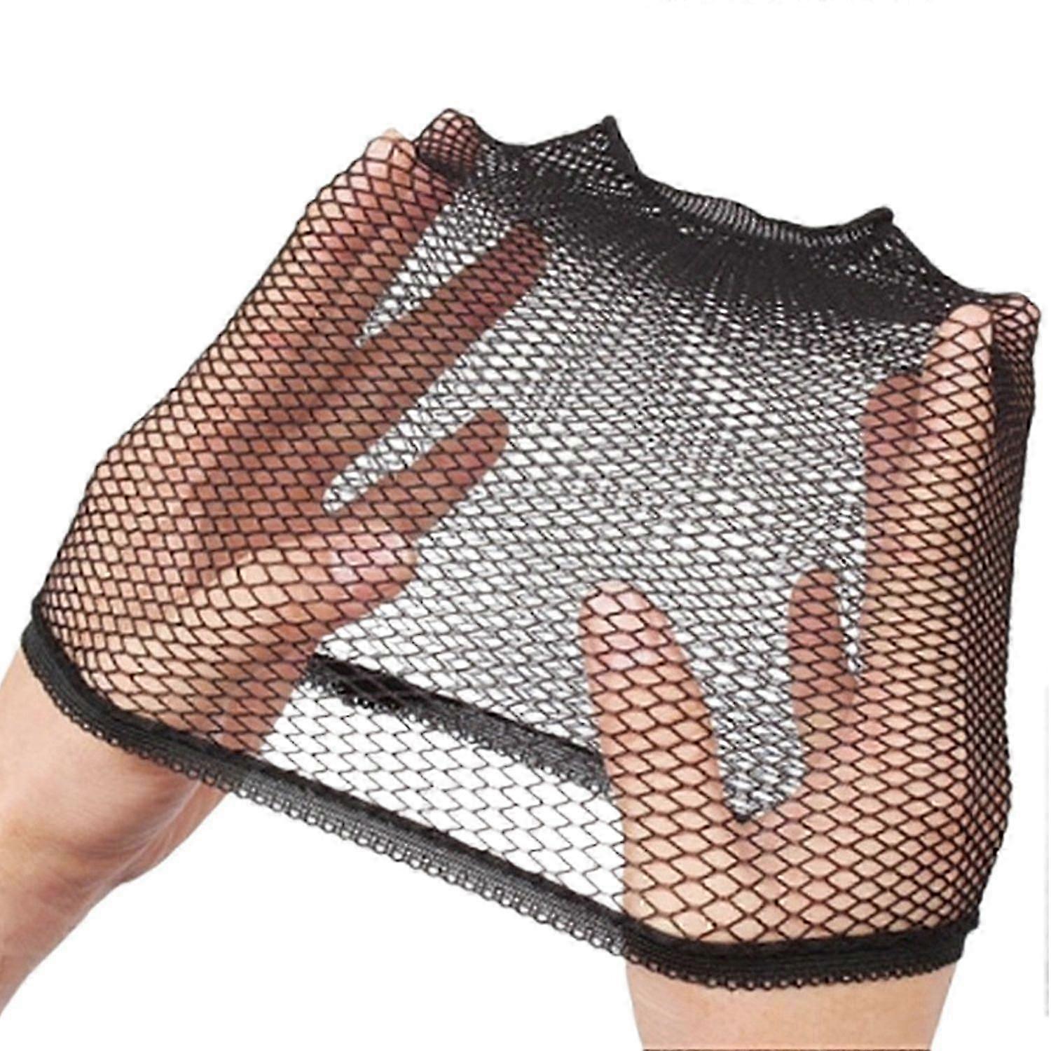 1 Pair Black Mesh Wig Hair Net High Elastic Hair Mesh Net Women Men ...