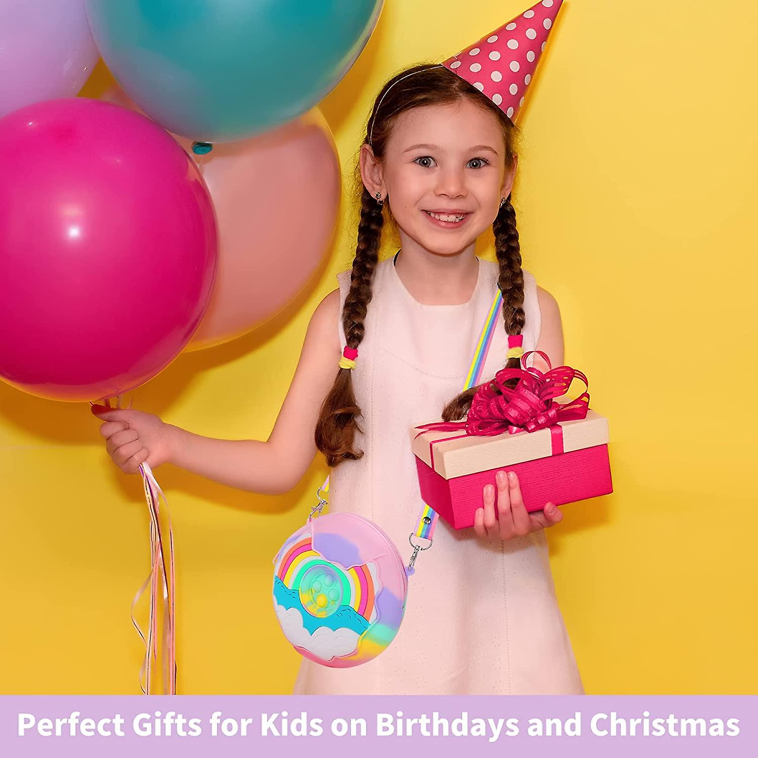 Pop Purse Fidget Shoulder Bag for Girls, Pop Fidget it Purse Crossbody ...