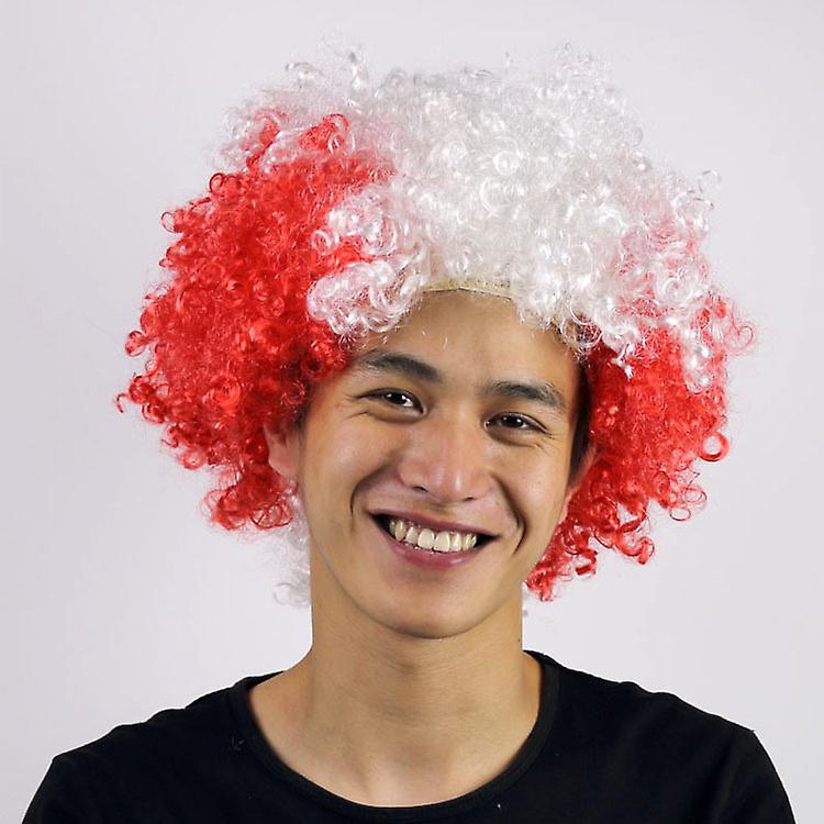 Country Wigs 2022 World Cup Football Fan Supplies Qatar World Cup Wig ...