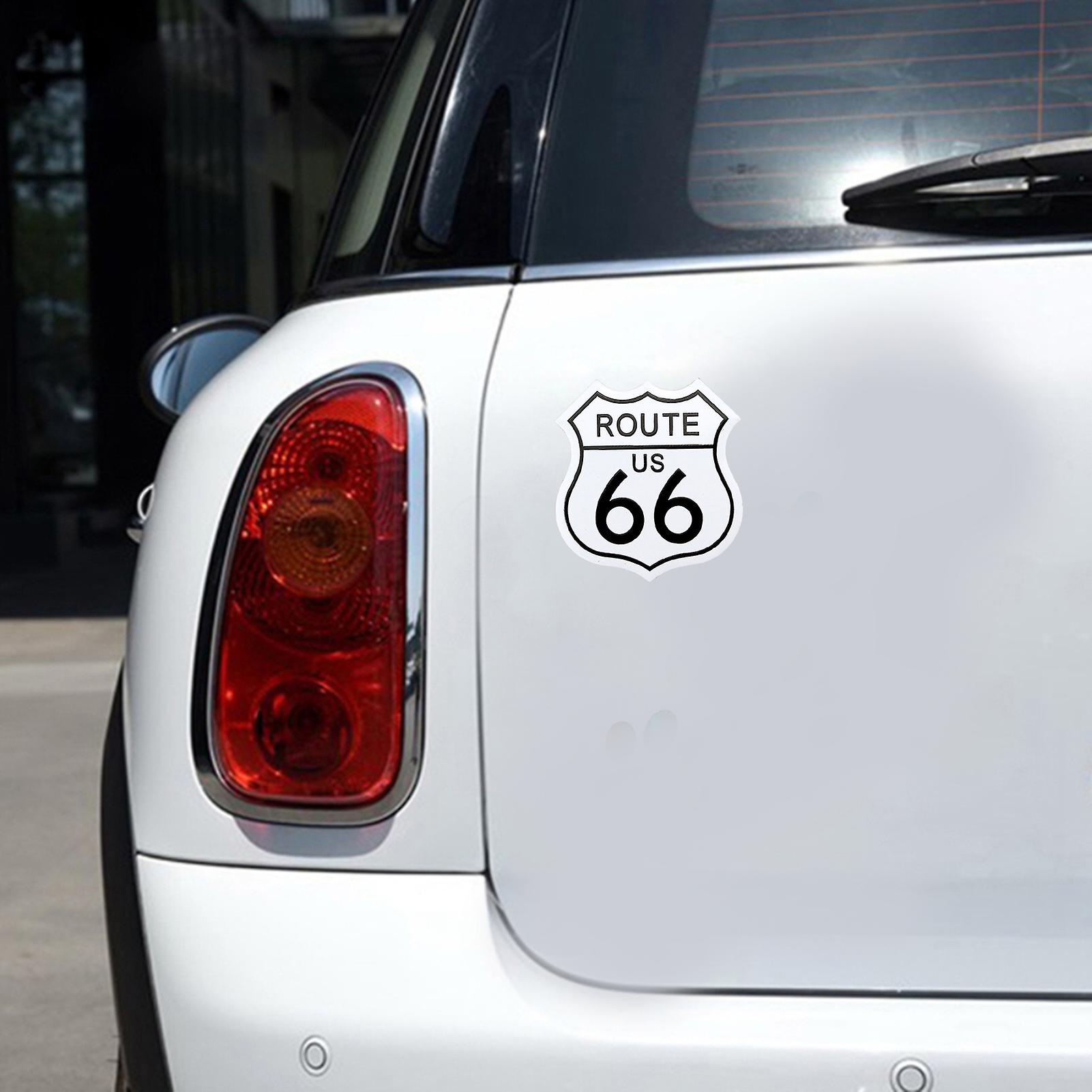 Vinyl Sticker Long-term Durability 3D Process Design Aluminum Route 66 ...