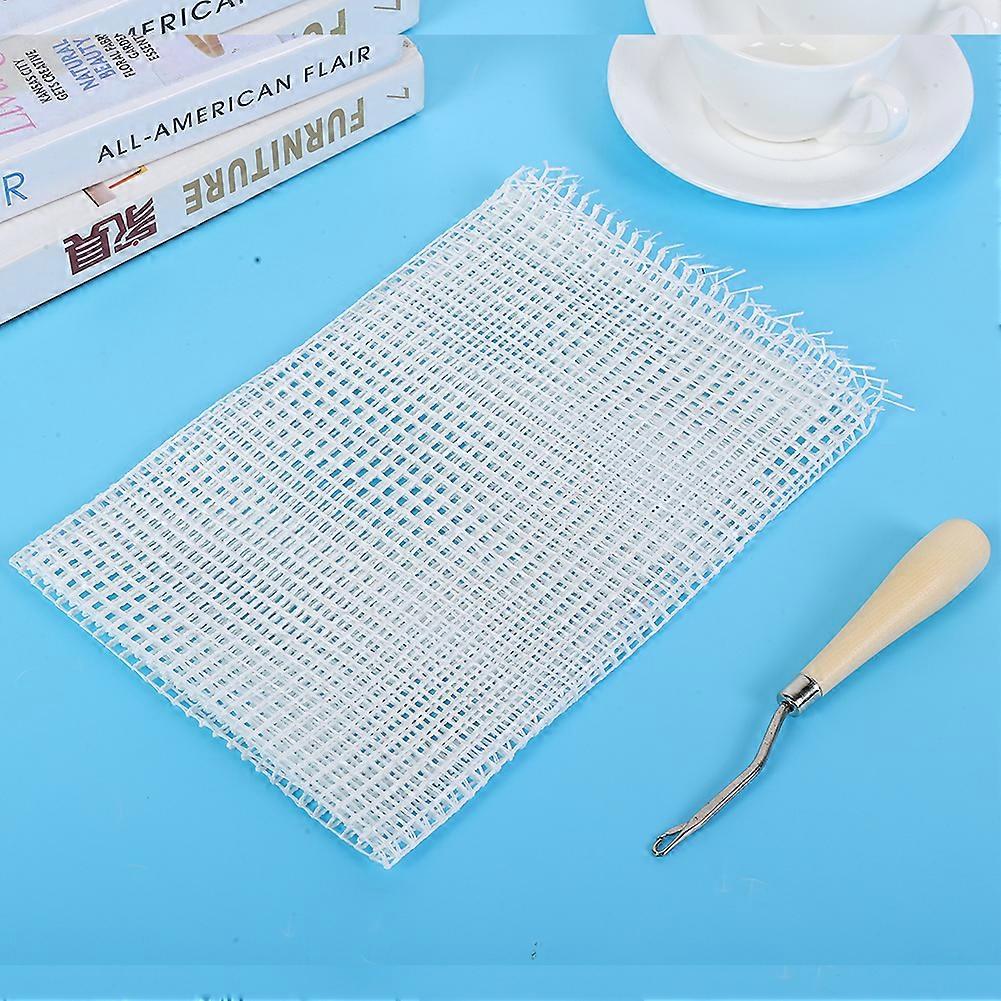 Household DIY Hand Made Crocheting Carpet Rug Knitting Mesh Cloth ...
