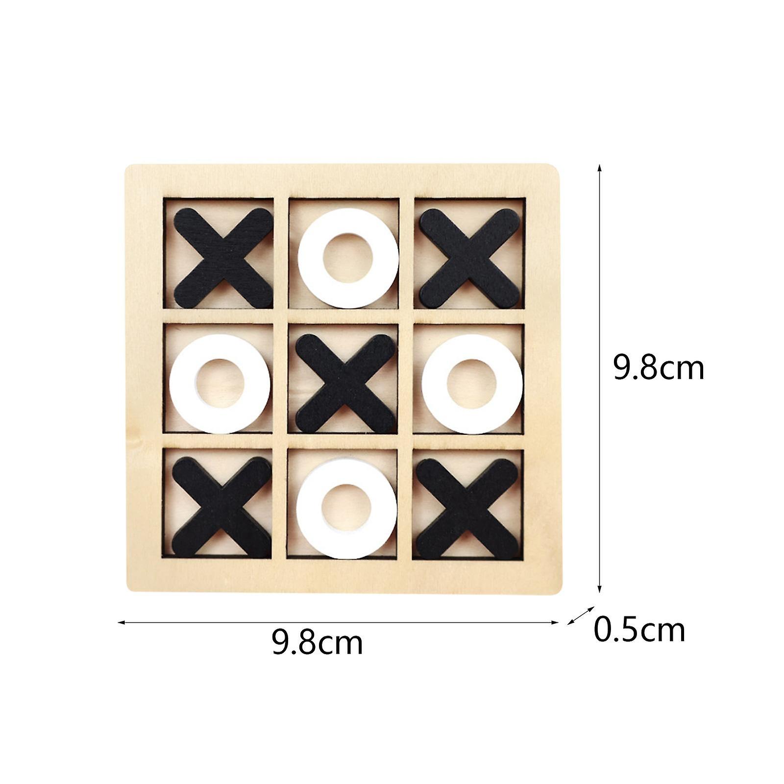 Tic TAC Toe Board Game Family Children Puzzle Brain Teaser for Children ...