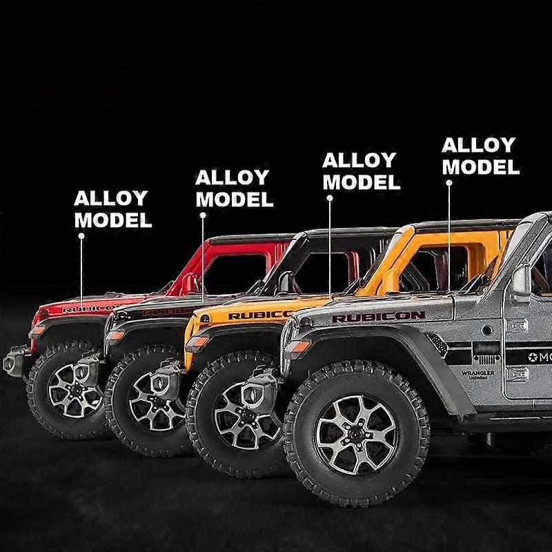 1:22 Jeeps Wrangler Rubicon Alloy Model Car Toy Diecasts Metal Casting ...