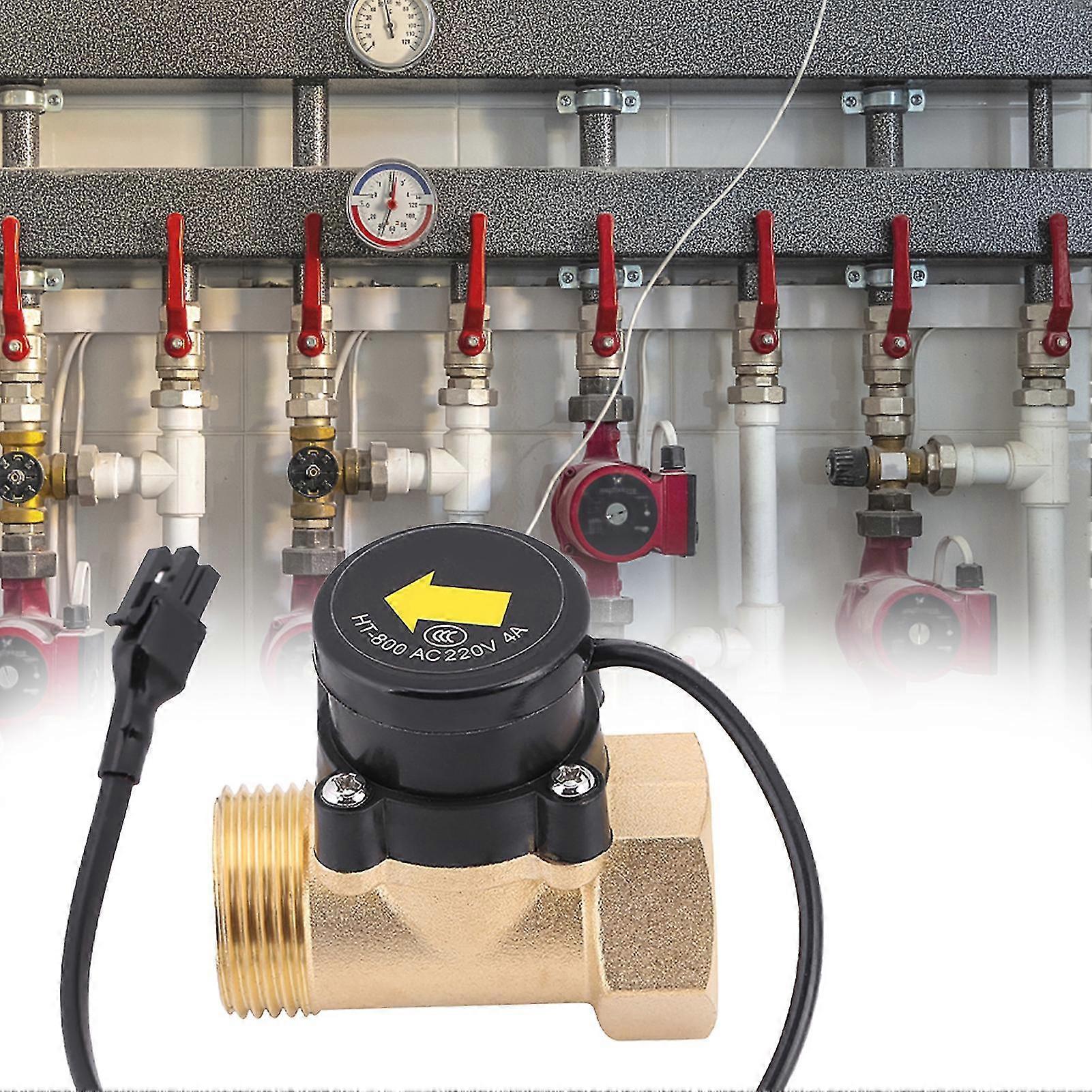 Ht-800 Water Flow Switch Automatic High Sensitivity Copper Magnetic Low ...