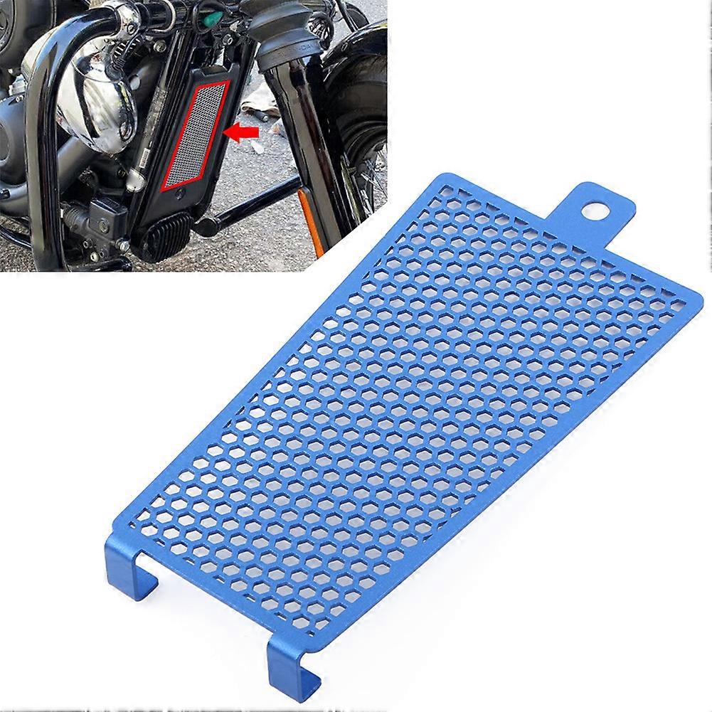 Motorbike Oil Cooler Radiator Grille Cover For Harley Davidson Softail ...