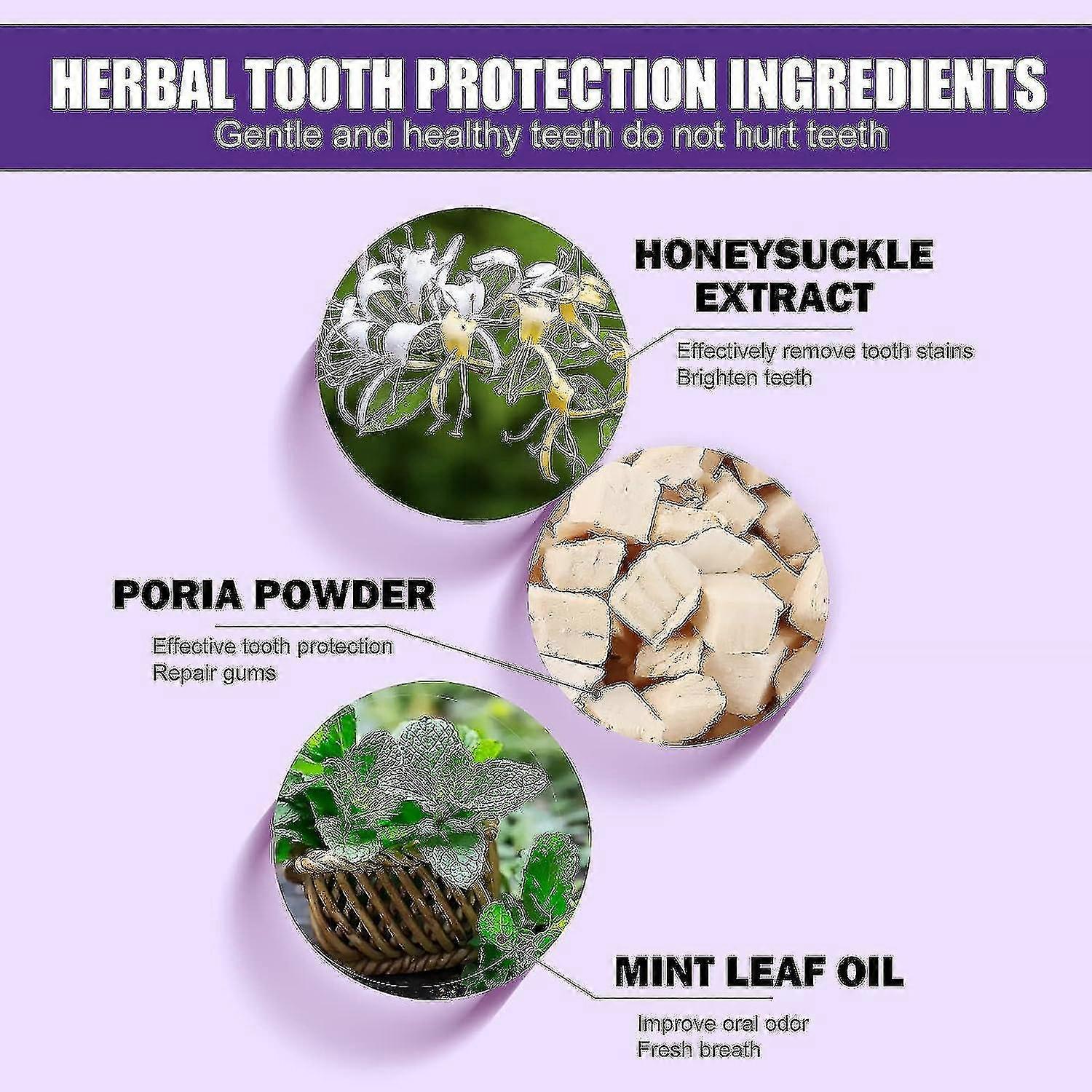 Teeth Whitening Powder, Purple Corrector Powder For Against Yellow ...