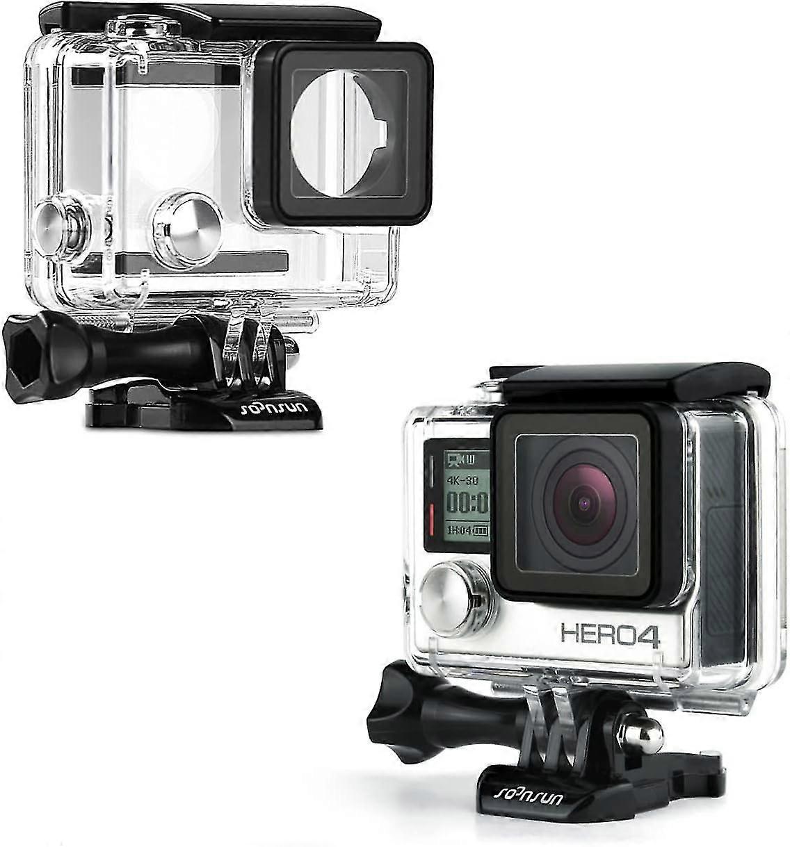 Standard Waterproof Protective Case for GoPro Hero 4, Hero 3+, Hero 3 ...