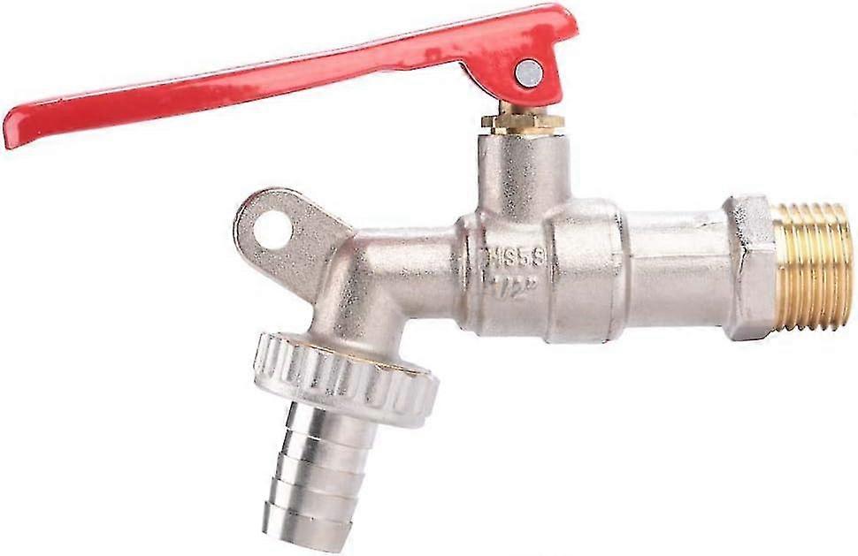 1/2" BSP Garden Water Tap Brass Thread Lockable Faucet Home Outdoor ...