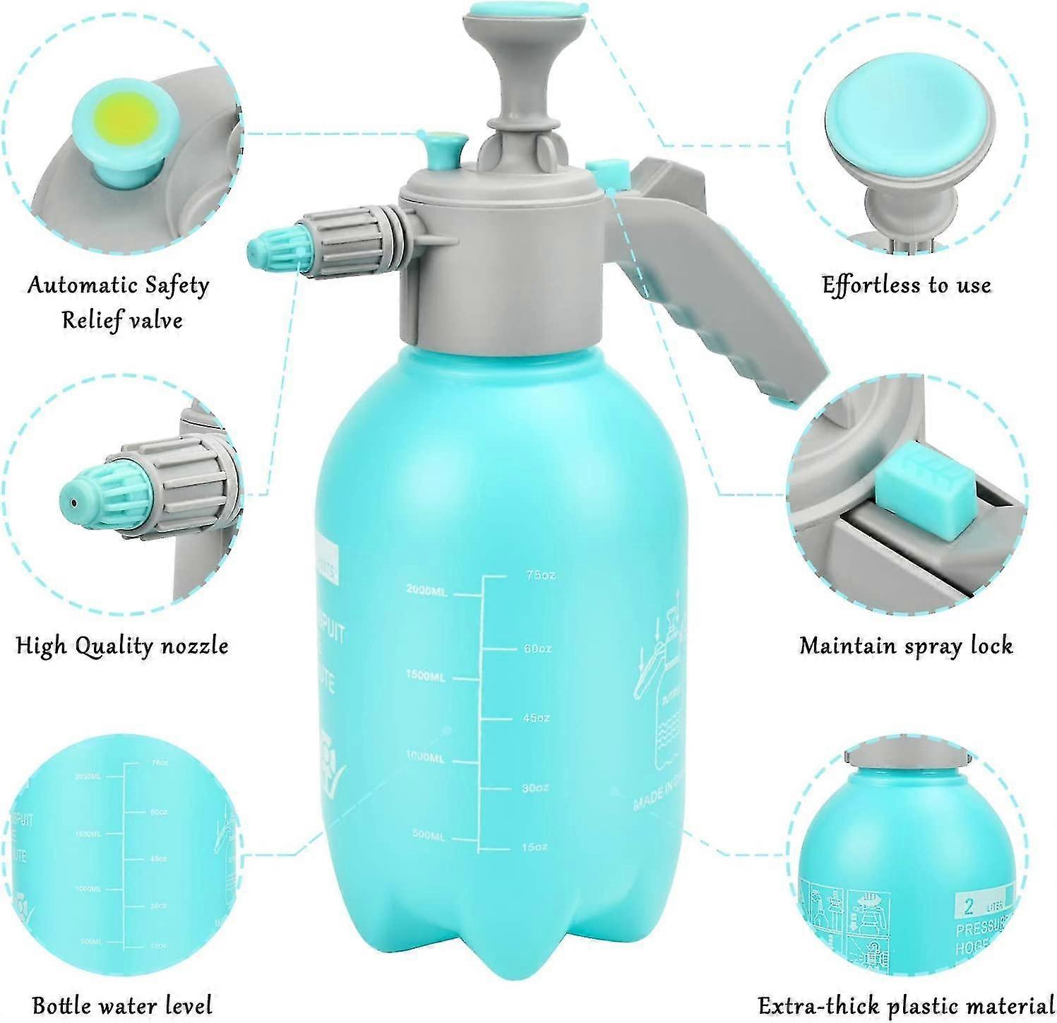 2l Pressure Sprayer, Garden Pressure Sprayer Watering Can, High Quality ...
