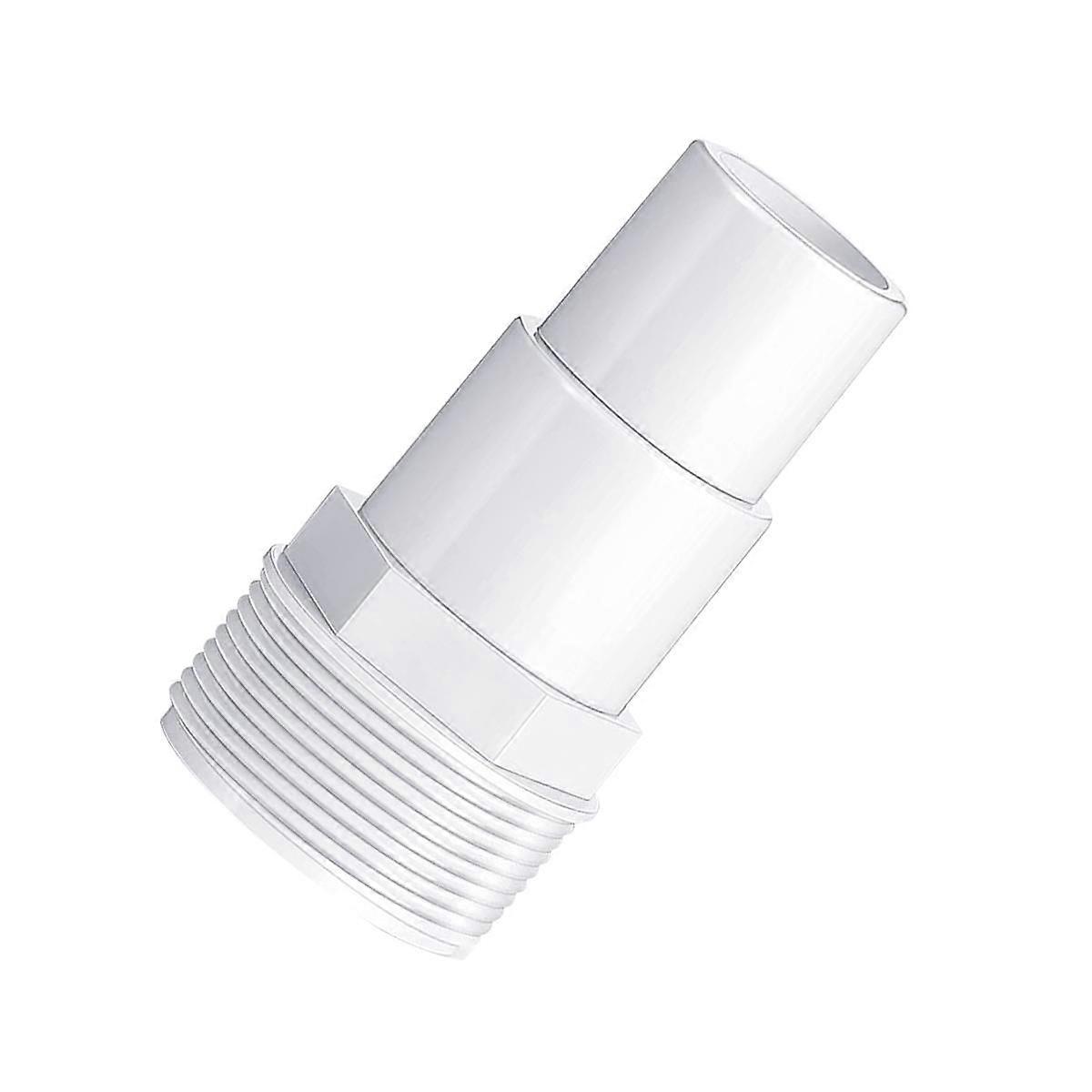 PVC Tube Fitting Adapter 3.8cm/1.5Inch Threaded Hose Fittings Connector ...