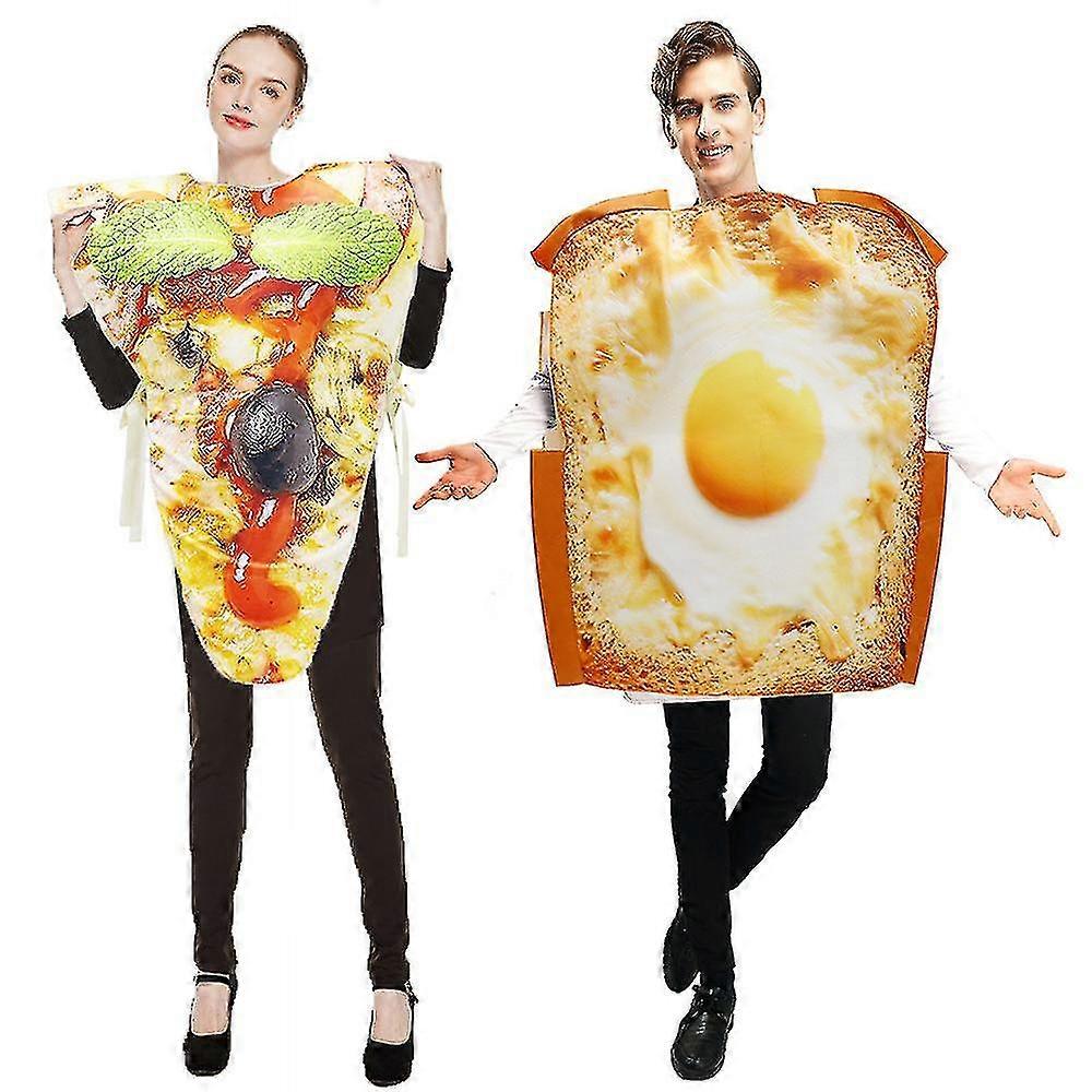 Couple Pizza Croissant Donut Strawberry Avocado Tuna Toast Fancy Dress ...