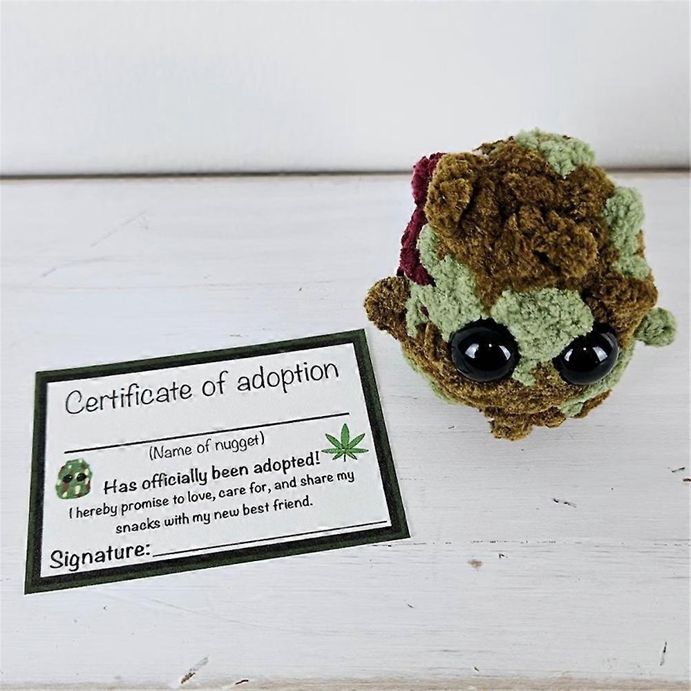 Adopt a Weed Nugget Plushie, Little Weed Nugget Plush Toy with ...