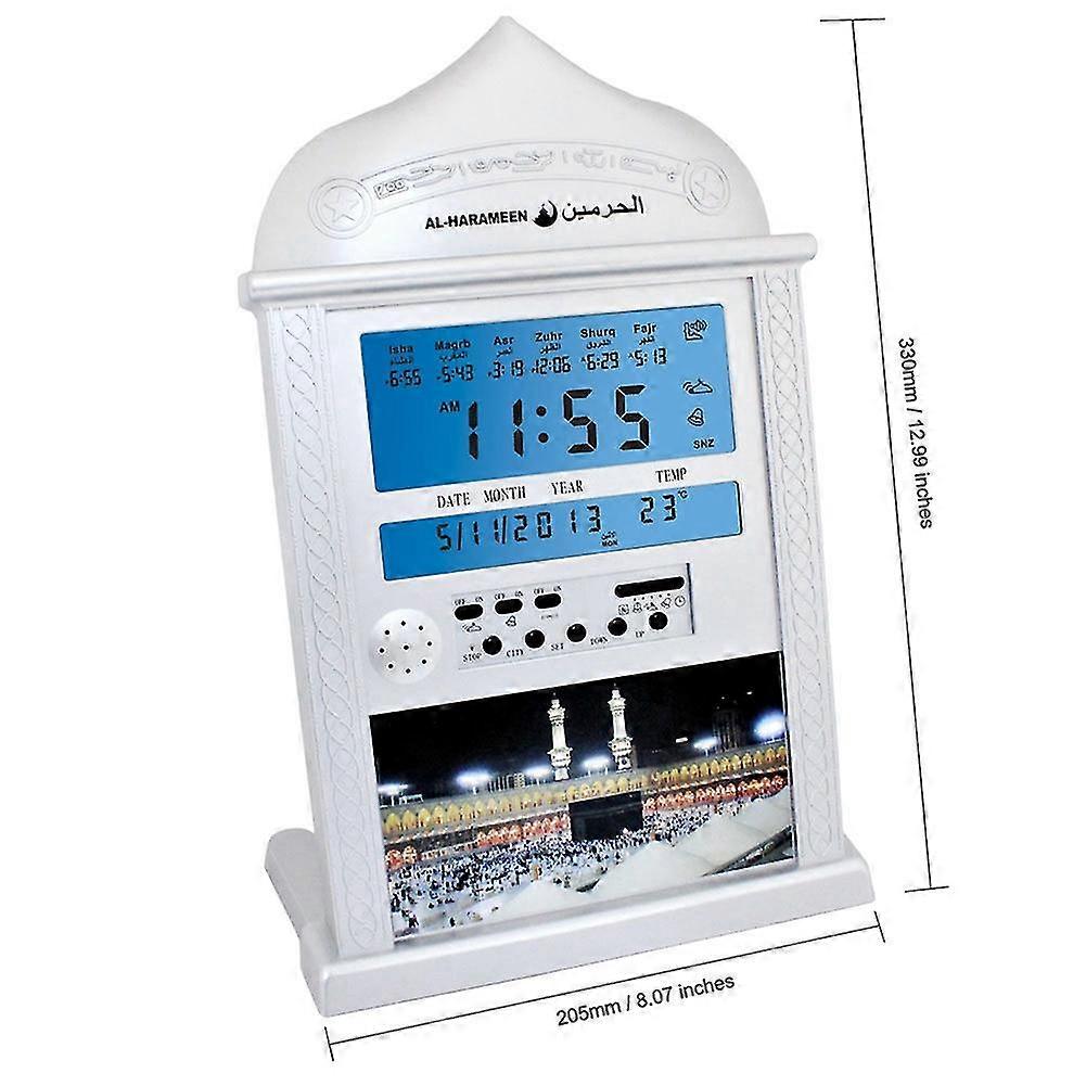 Azan Mosque Prayer Clock Islamic Mosque Azan Calendar Muslim Prayer ...