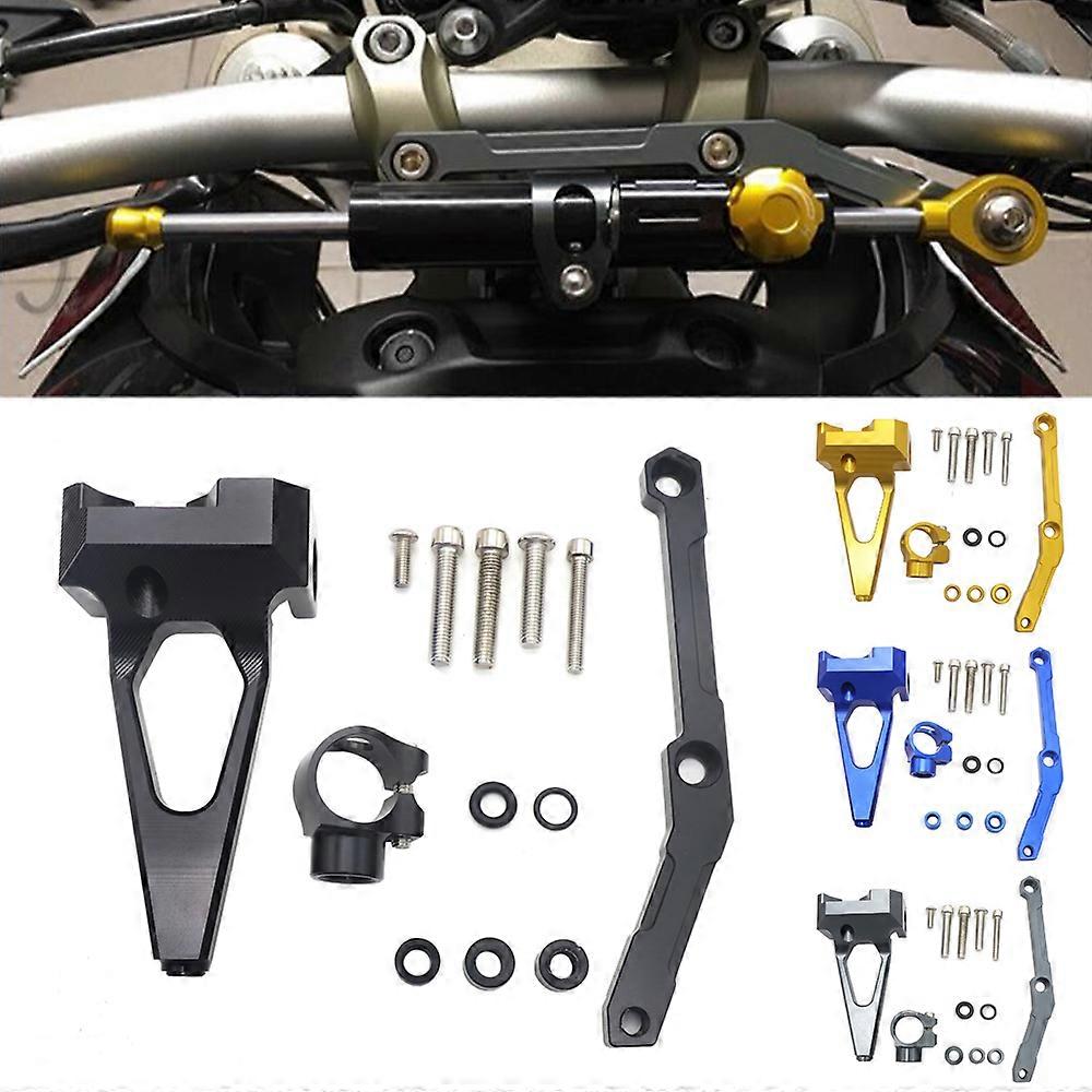 MT09 MT-09 Full Set of Steering Damper Mounting Bracket Kit for YAMAHA ...