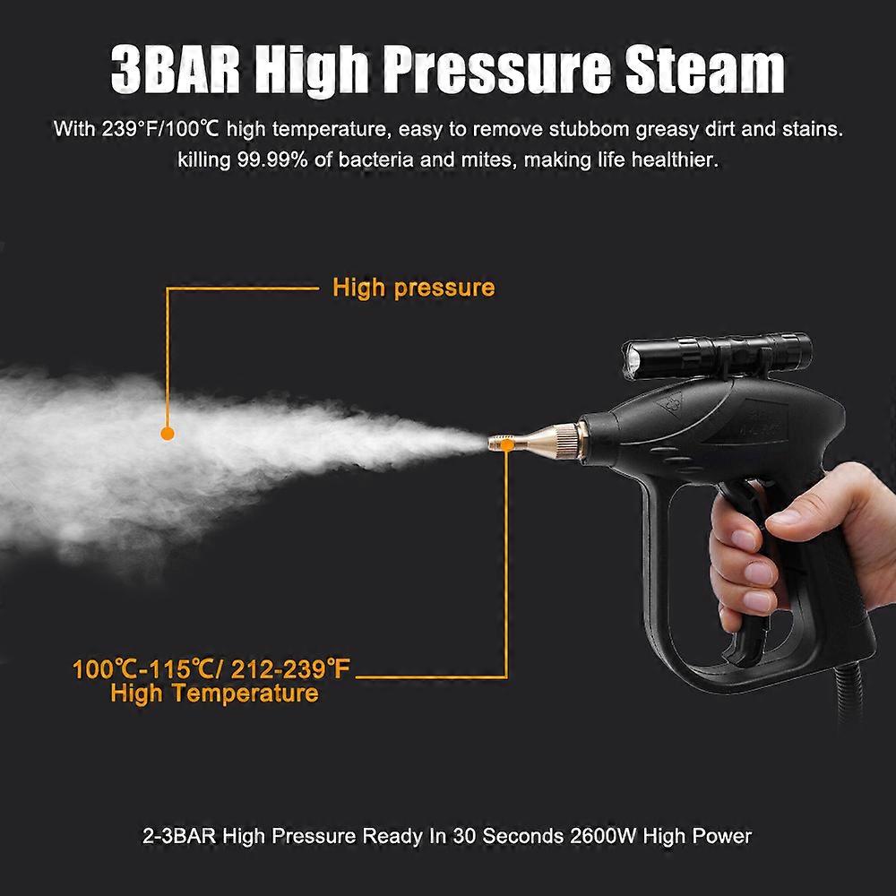 Aoresac Pressurized Handheld Steam Cleaner/SteamShot Hard Surface Steam ...