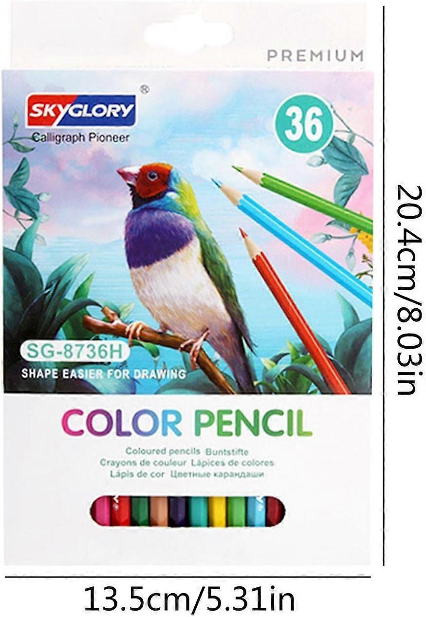 Coloring Pencils Set, Box of Colored Pencils for Classroom, 24 or 36 ...