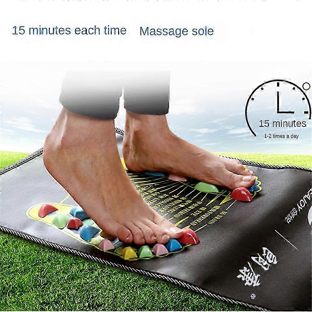 Feet Massage Pad Feet Reflexology Walk Massage Stone Feet Pain Relieve ...