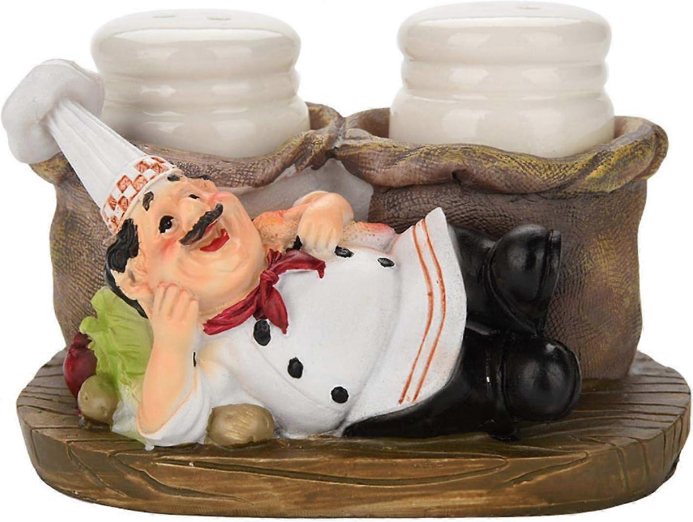 Chef Salt and Pepper Shaker Set, Salt and Pepper Shaker Chef Decorative ...