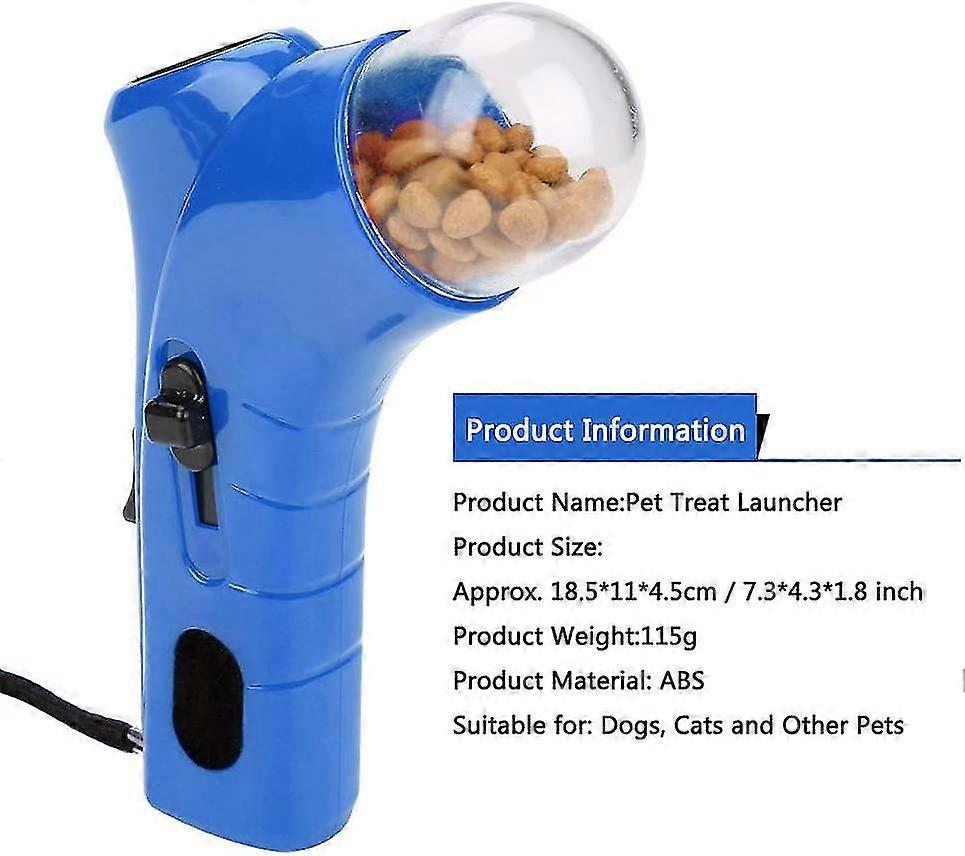 Dog Food Feeder, Dog Food Catapult, Funny Pet Treat Launcher Shooter ...