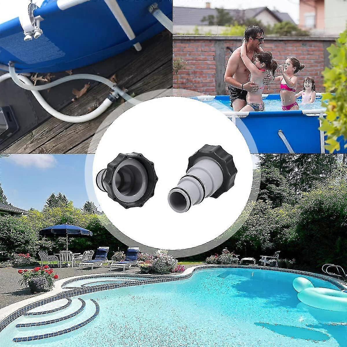 Intex Replacement Hose Adapter For A Series Pumps, 2 Pack, 8 Inch ...