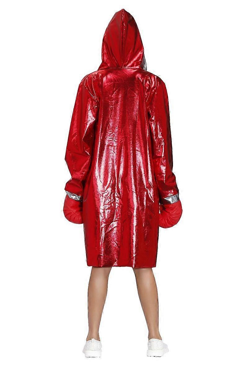 Men Women Cosplay Costume Boxing Robe with Shorts and Tops Adult Hooded ...