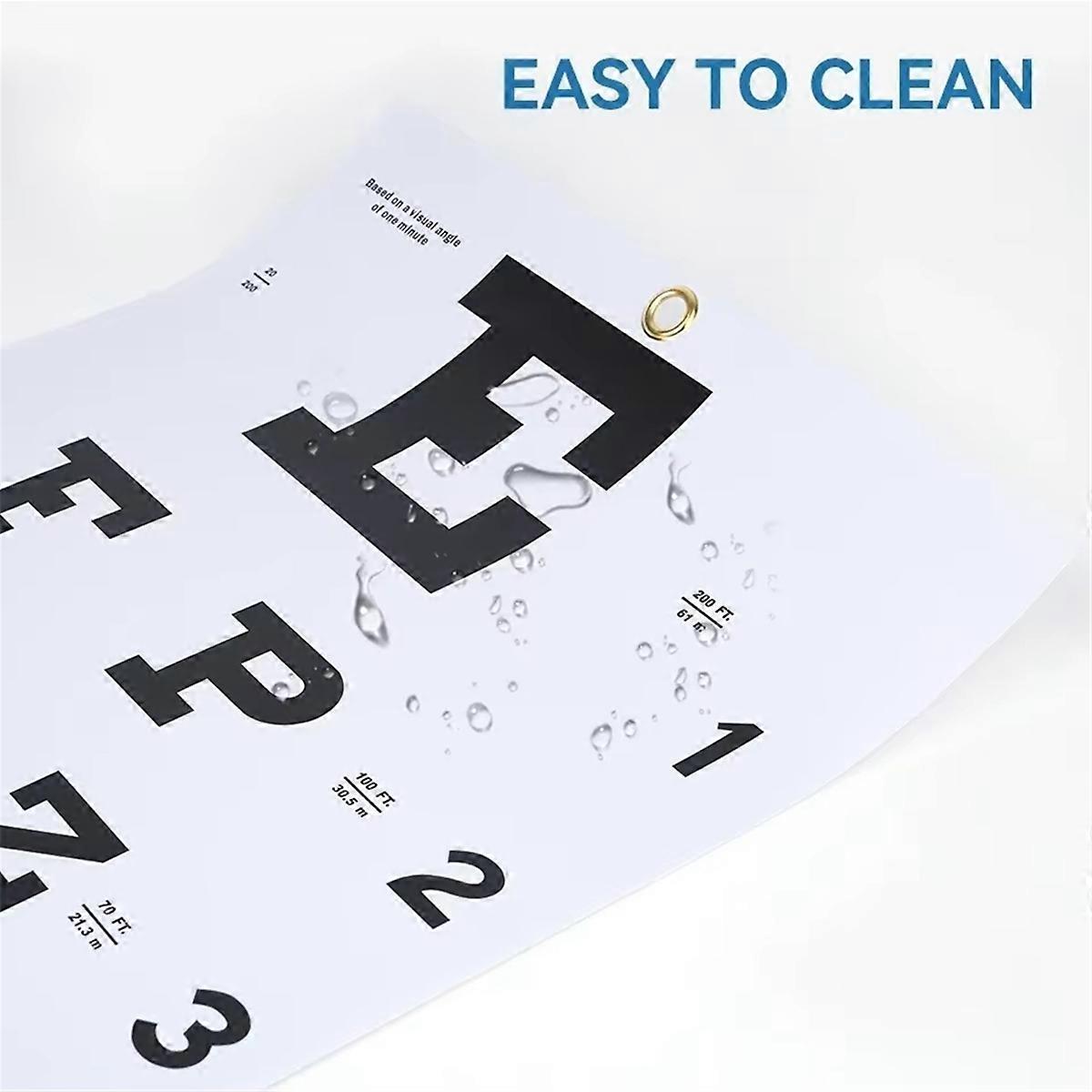 Eye Chart, Eye Chart No Fading for School Home Physical Examination ...