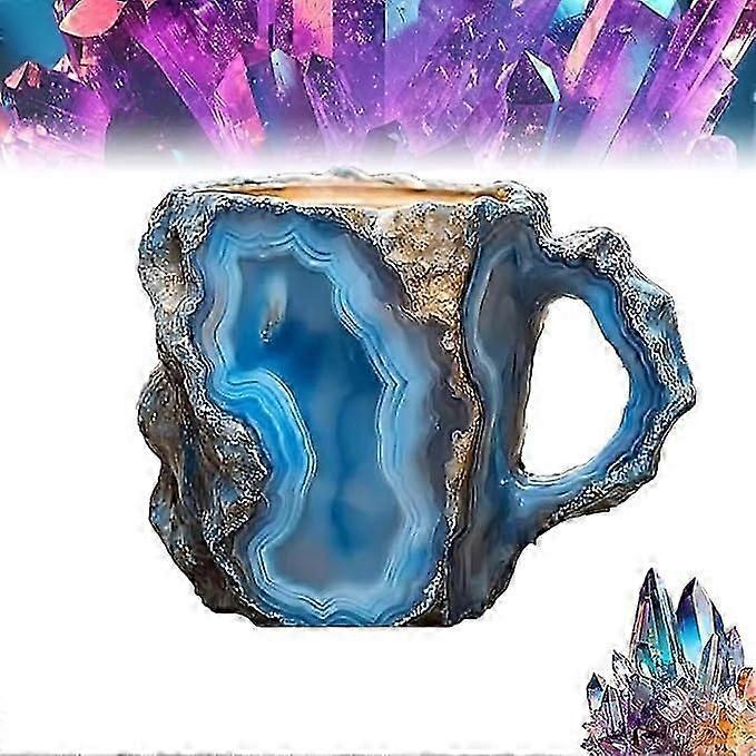 Mineral Crystal Coffee Mugs, Multi-Colored Coffee Mugs With Handle ...