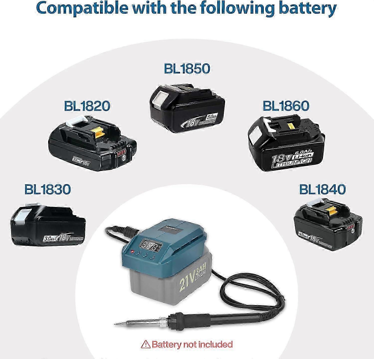 Battery-powered Soldering Irons: Digital Electric Soldering Iron for ...