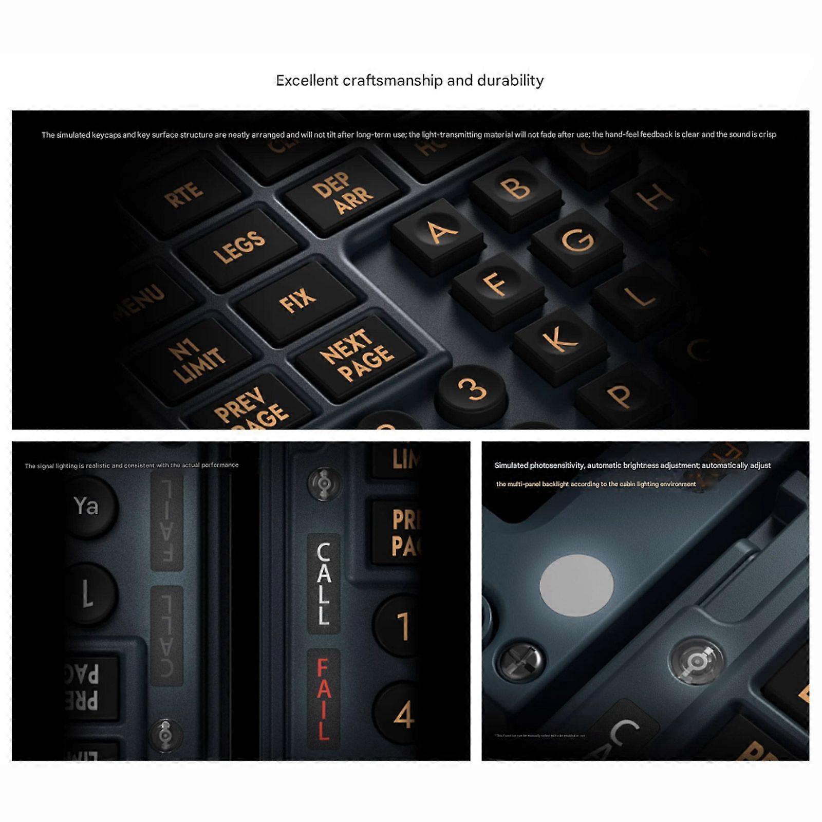 WINWING PFP 3N Flight Control Panel Dual-mode Display Drive for X-Plane ...